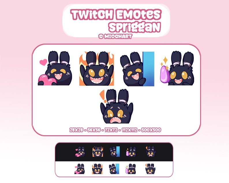 FFXIV Spriggan - Twitch Emotes | Discord Emotes | Stream Emotes - Etsy