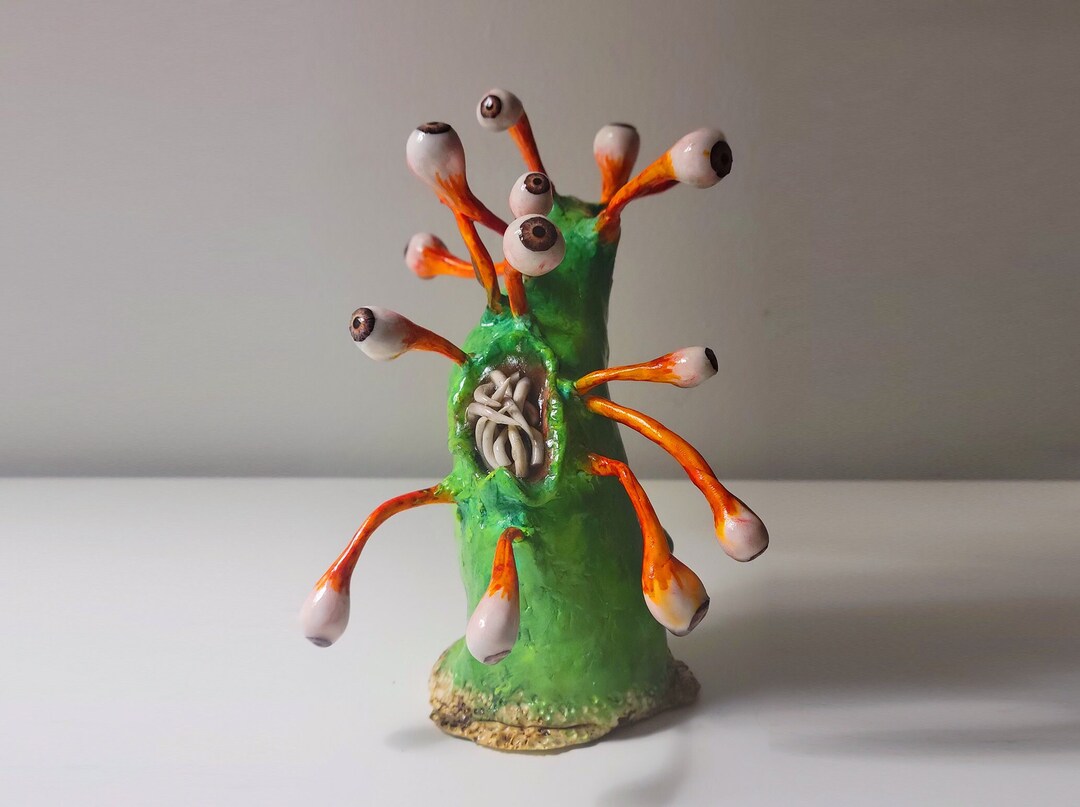 Eye Plant | Polymer Clay | Fantasy Creature - Etsy