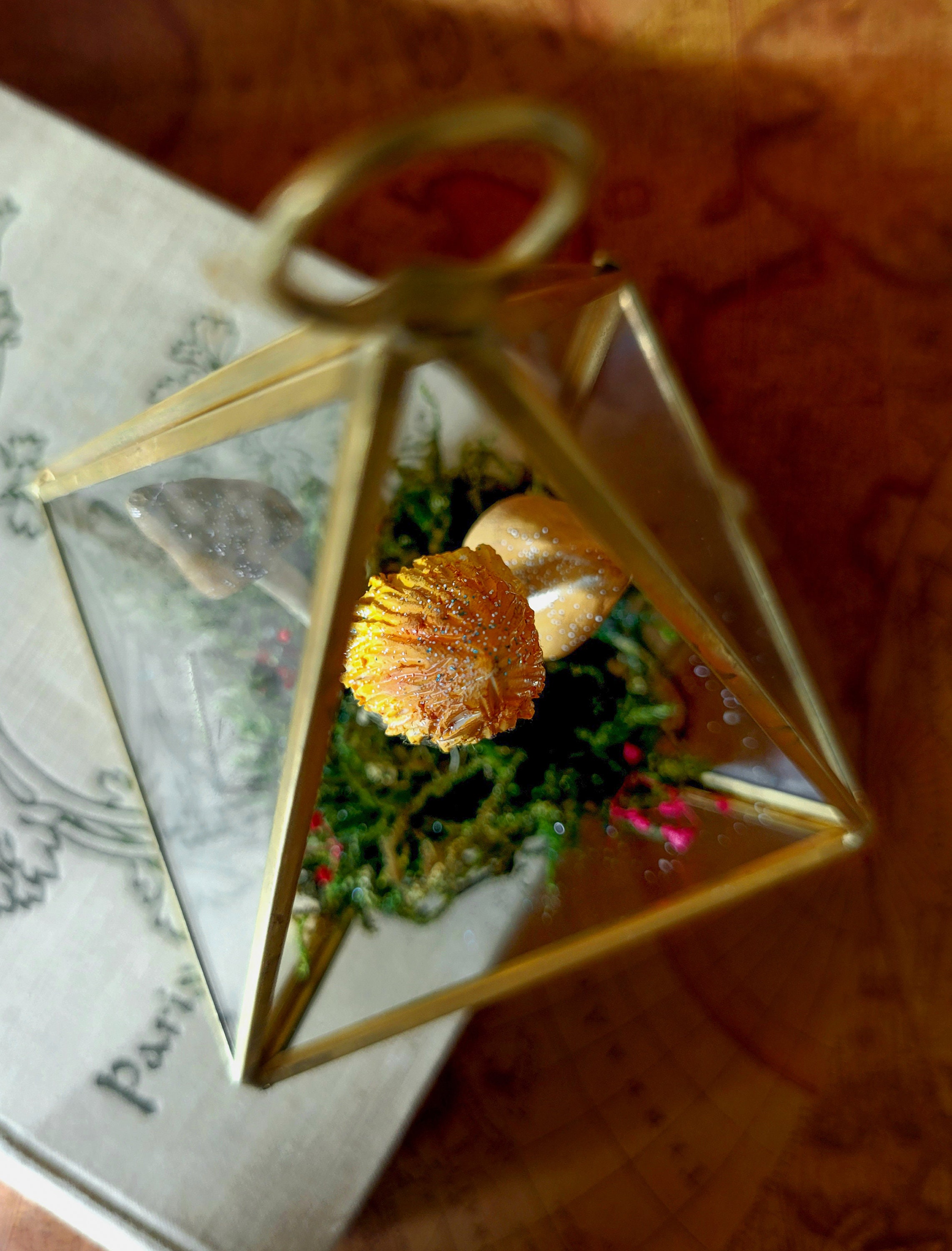 Geometric Mushroom Terrarium | Polymer Clay - Etsy