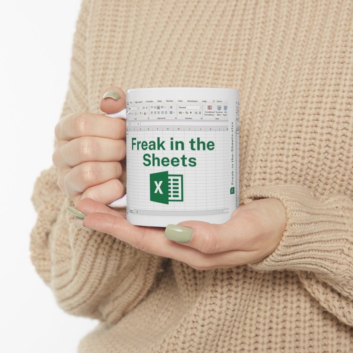Freak in the Sheets Mug, Excel Mug, Funny Excel Mug, Accountant Mug ...