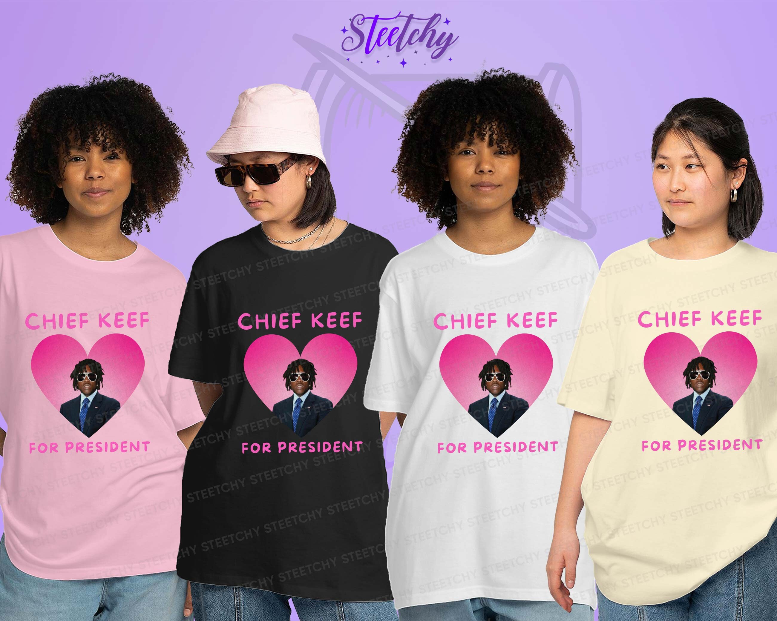 CHIEF KEEF T-SHIRT, Chief Keef for President Shirt, Funny Rap Tee ...