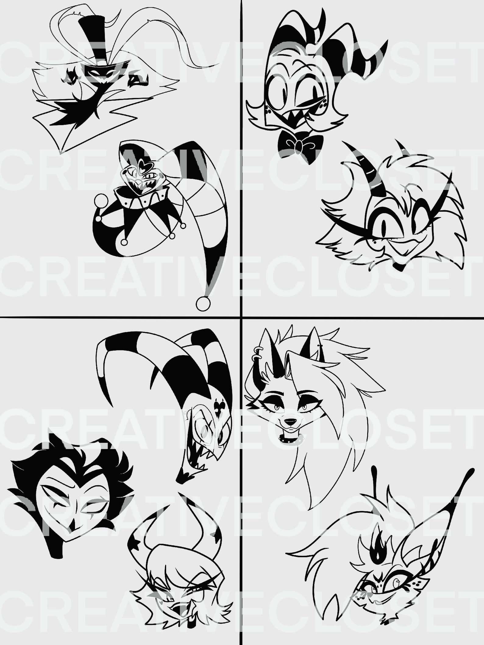 Helluva Boss Fanart Pngs: Asmodeus, Fizzarolli, Stolas, Blitzo ...