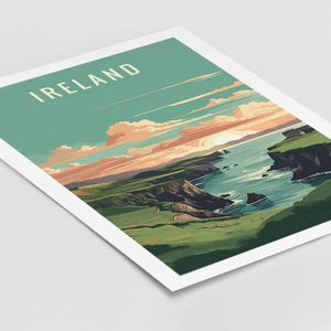 Ireland Print, Ireland Poster, Ireland Wall Art, Travel Poster - Etsy