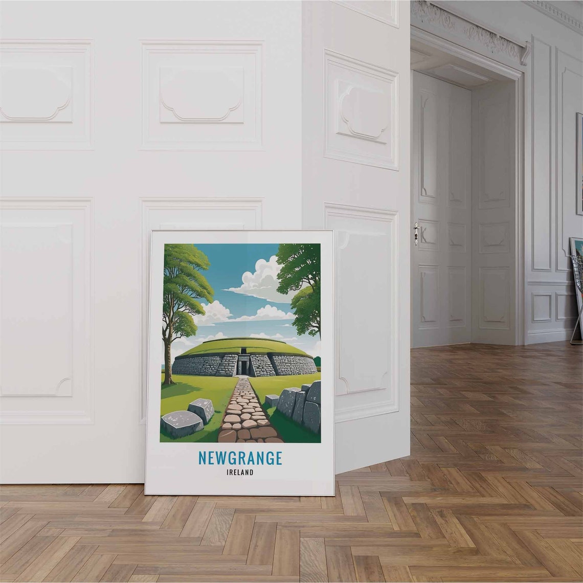 Newgrange Print, Ireland Poster, County Meath Print, Newgrange ...