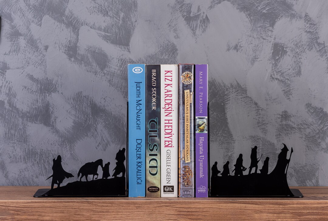 Lord of the Rings Bookend, Metal Book Holder, Story Bookends, Christmas ...