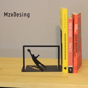 Soccer Football Bookend Metal Book Holdersports - Etsy