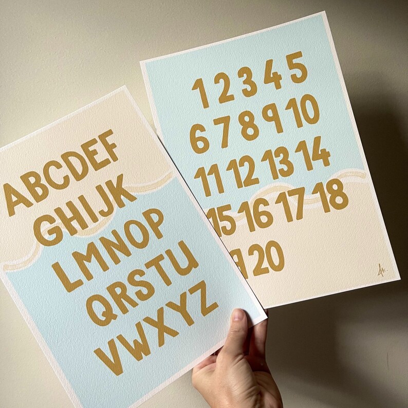 Wave Number Chart | Digital Download Print | Wall Art | Wall Print ...