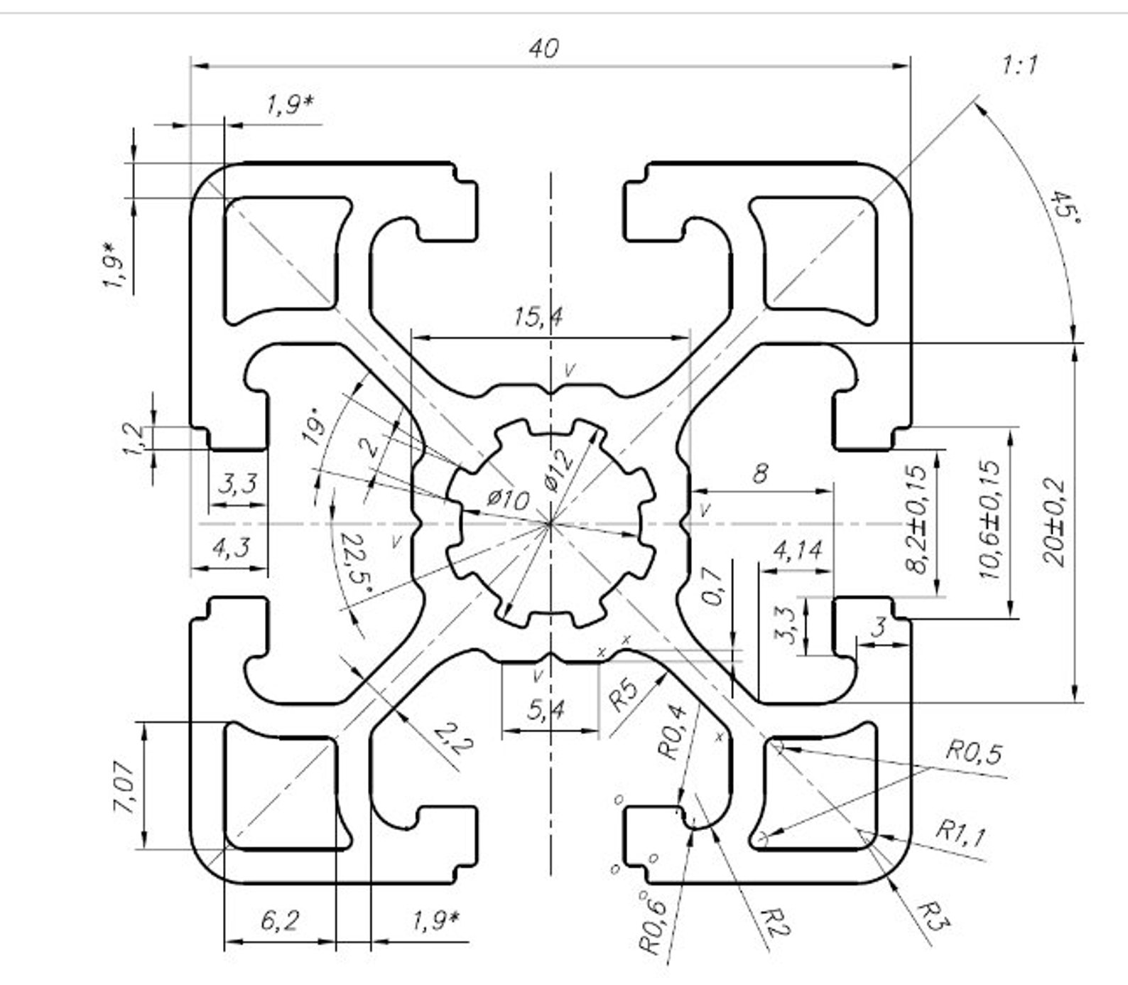 Aluminium Profile Endcap, 4080, 4040, Bracket - STL. Files ONLY - Etsy
