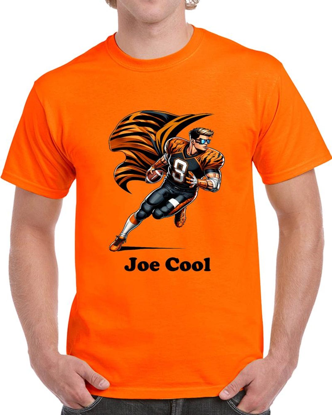 Joe Cool Football Quarterback Tshirt New Stylish Bold Tee for True ...