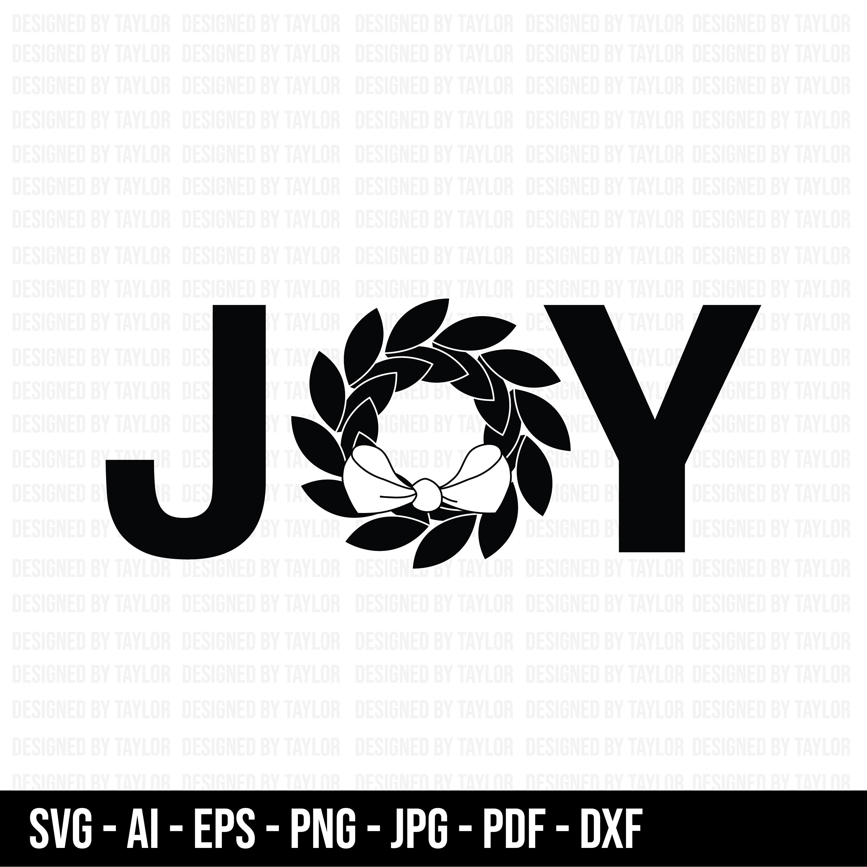 Joy SVG Santa SVG Christmas SVG Cricut Cut Files - Etsy
