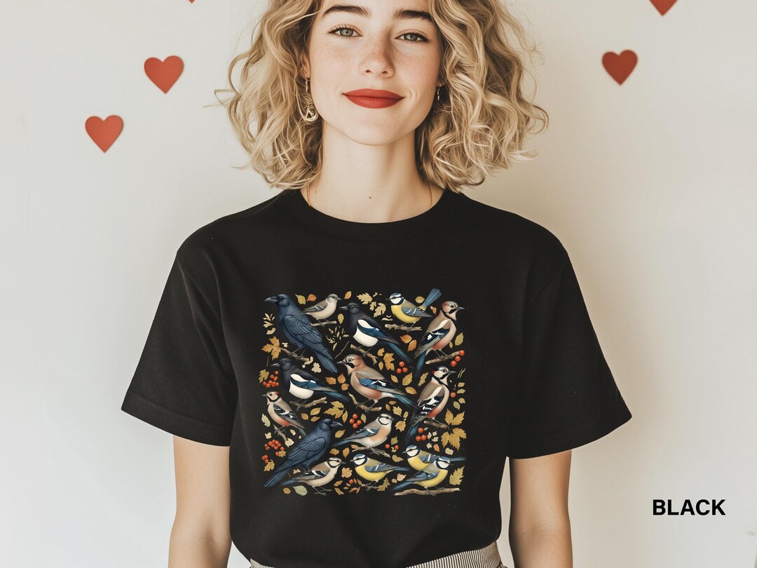 Boho Birds Cottagecore Shirt Naturecore Shirt Gift for Bird Lover Boho ...