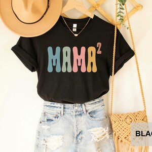 Second Baby Announcement Shirt Mama of 2 Shirt Mom Life Shirt Mothers ...