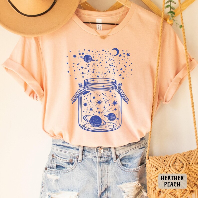 Space in A Jar Shirt: Celestial Astronomy Tee - Etsy