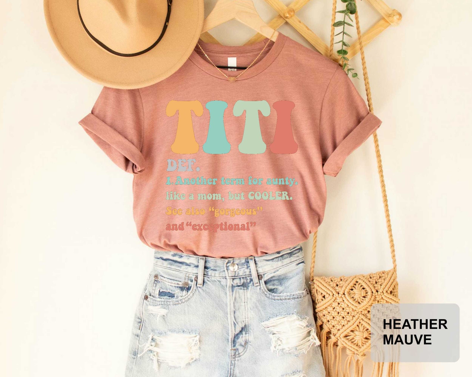 Titi Definition Shirt Auntie Shirt Gift for New Aunts Titi to Be Shirt ...