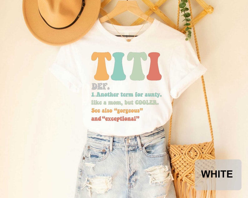 Titi Definition Shirt Auntie Shirt Gift for New Aunts Titi to Be Shirt ...