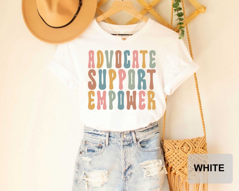 Social Worker Shirt Advocate Support Empower Social Work Month Shirt ...