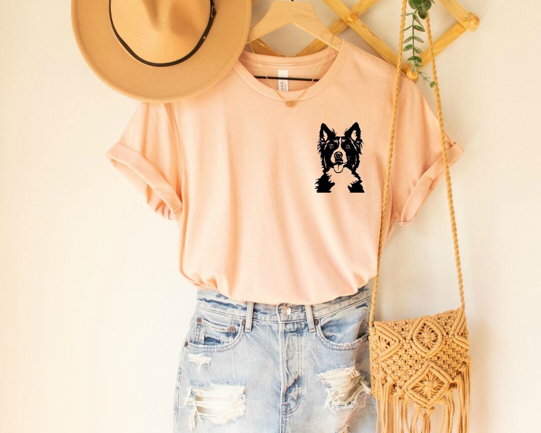 Border Collie Shirt for Dog Mom, Border Collie Lover Tee, Border Collie ...