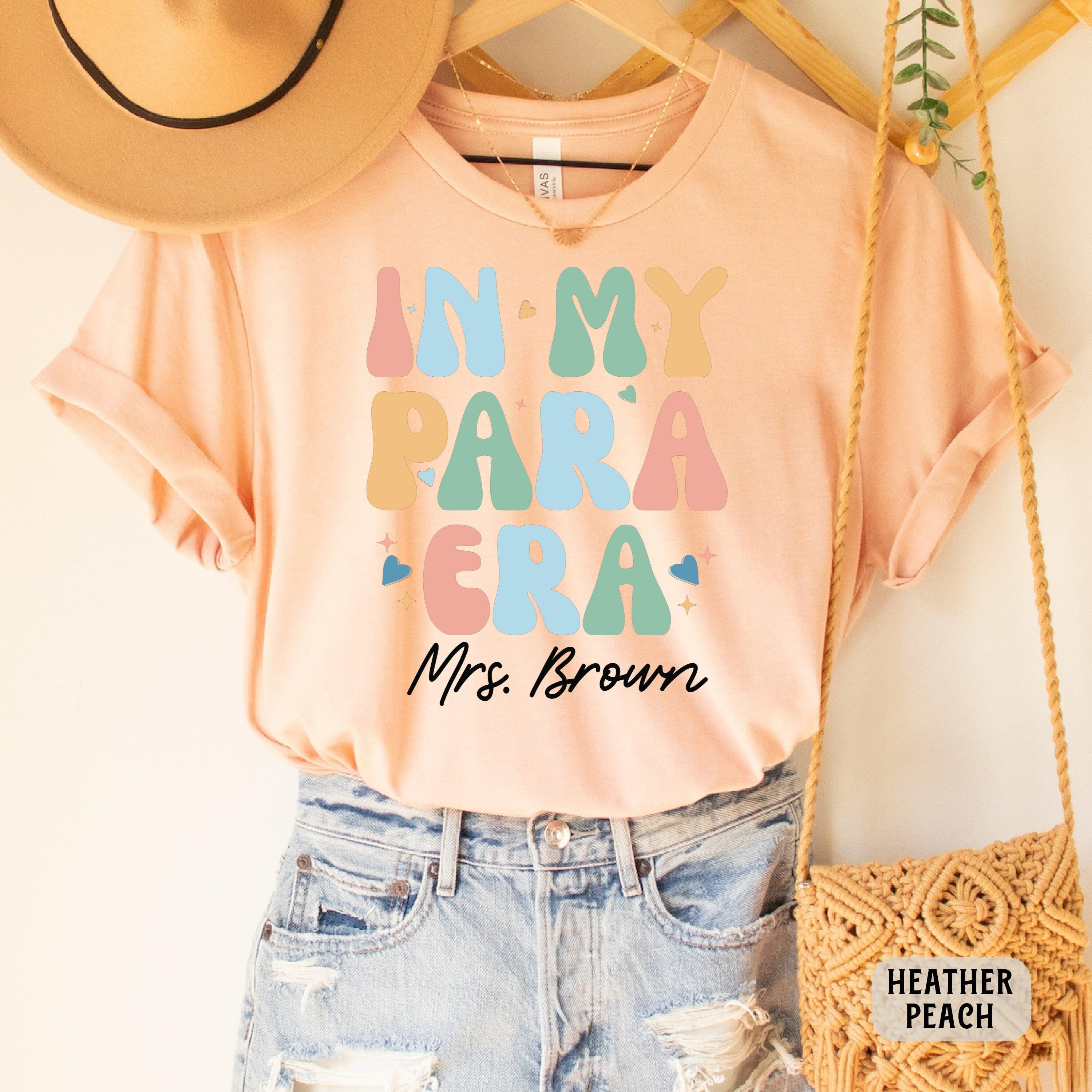 Personalized in My Para Era Shirt Paraprofessional Shirt Teacher ...