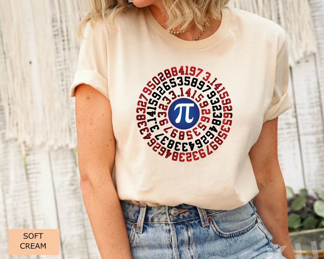 Pi Symbol Shirt Irrational Number Shirt Gift for Mathematic Teacher ...