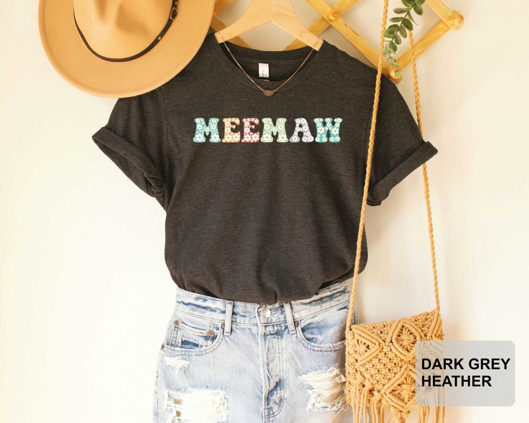 Meemaw Shirt for Mothers Day Gift Funny Grandma Shirt Future Meemaw ...