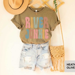 River Tshirt Rafting T Shirt River Lover River Junkie Shirt Summer ...