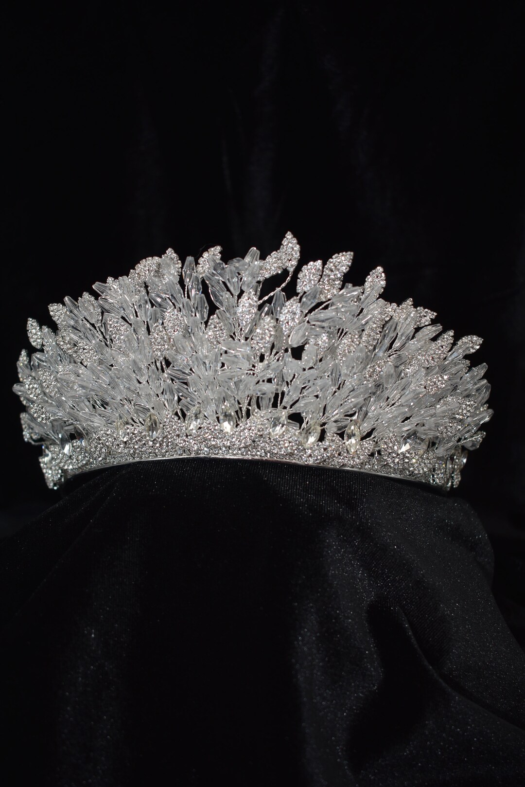 Lux Bridal Crown Special Design Wedding Hair Accessory Bride Tiara - Etsy