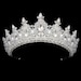 Princess Bridal Crown Crystal Beads Embroidered,bridal Crown,2023 New ...