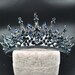 Dark Blue Tiara Crown,henna Accessory,henna Crown,engagement Tiara ...