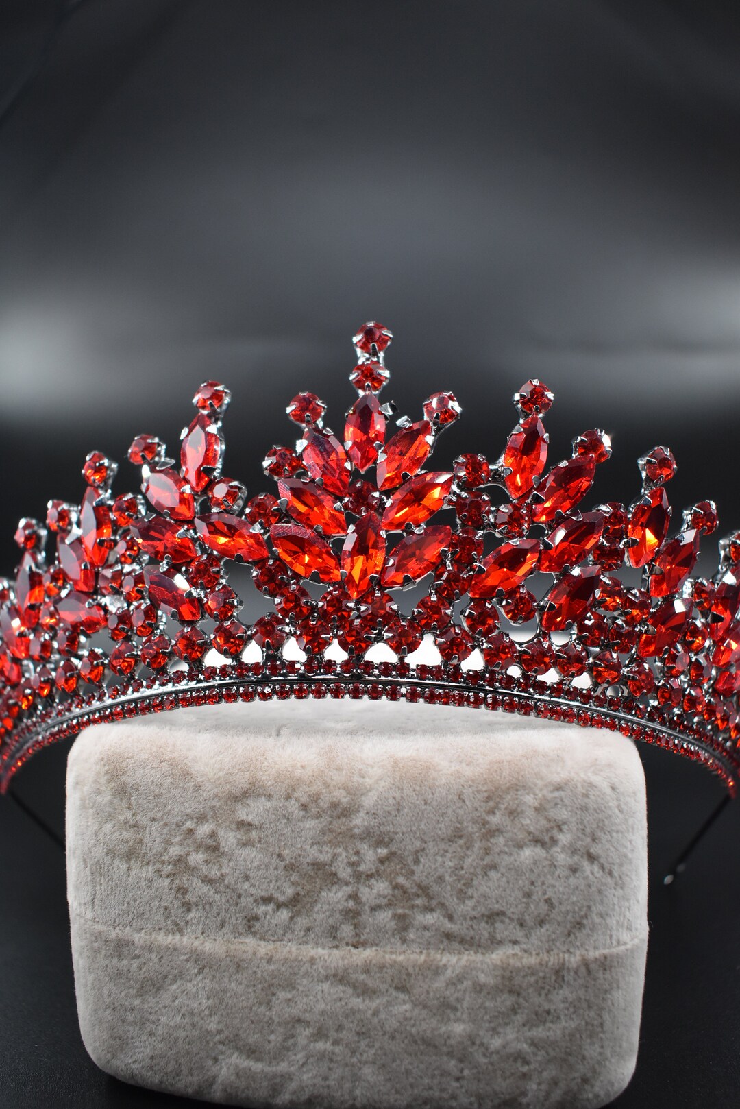 Henna Crown,red Tiara Crown,engagement Accessory,handmade Tiara Crown ...