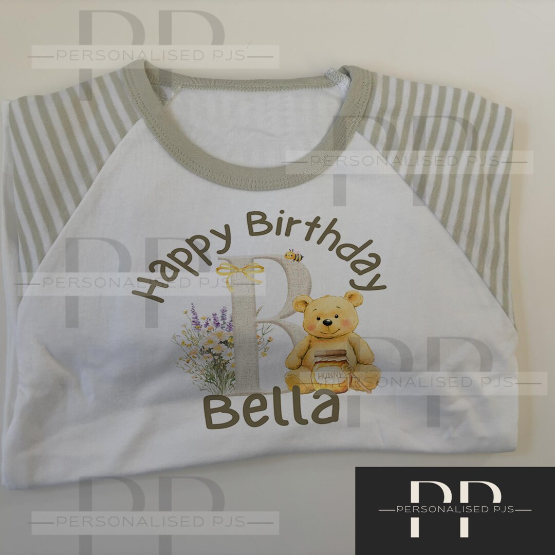 Happy 4th Birthday Shirt With Name, Birthday Pyjamas, When I Wake up ...