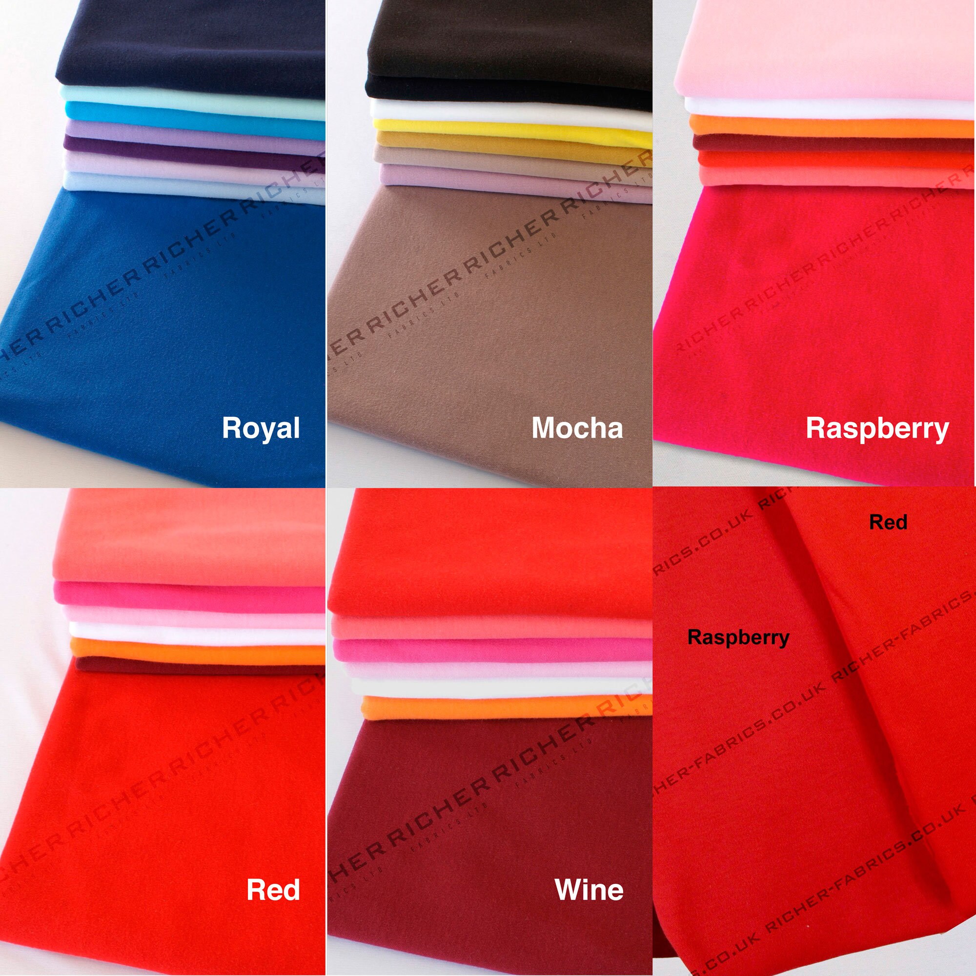100% Knitted Jersey Cotton Stretch Interlock Jersey Fabric - Etsy UK
