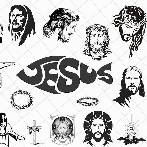 Portrait of Jesus - Etsy