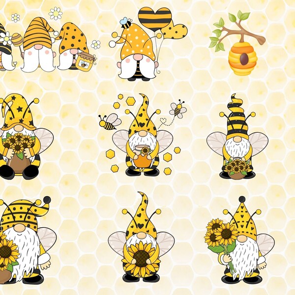 Bee Gnomes Svg - Etsy