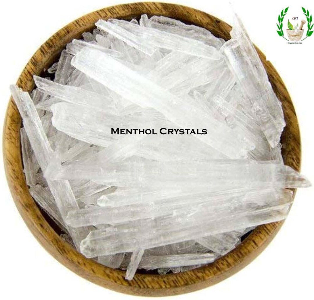 Menthol Crystals - Peppermint- Pudina Ki Phool Cooling Crystals for ...
