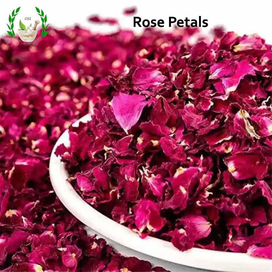 Organic Rose Petals Powder, Ground Rose Petals, Pulverrose, Rosa ...