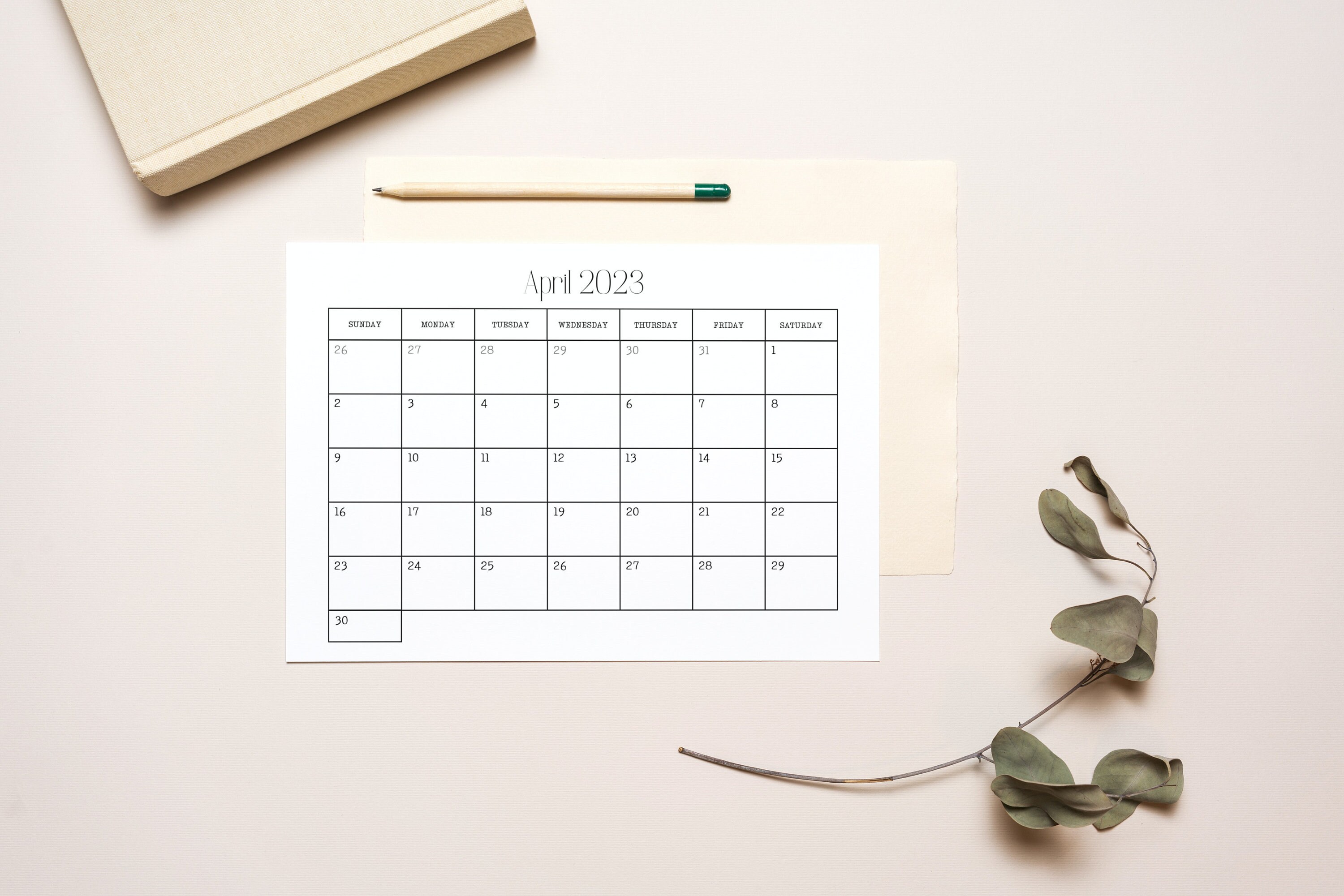 Monthly Planner 2023 Calendar Printable A4 A3 PDF - Etsy