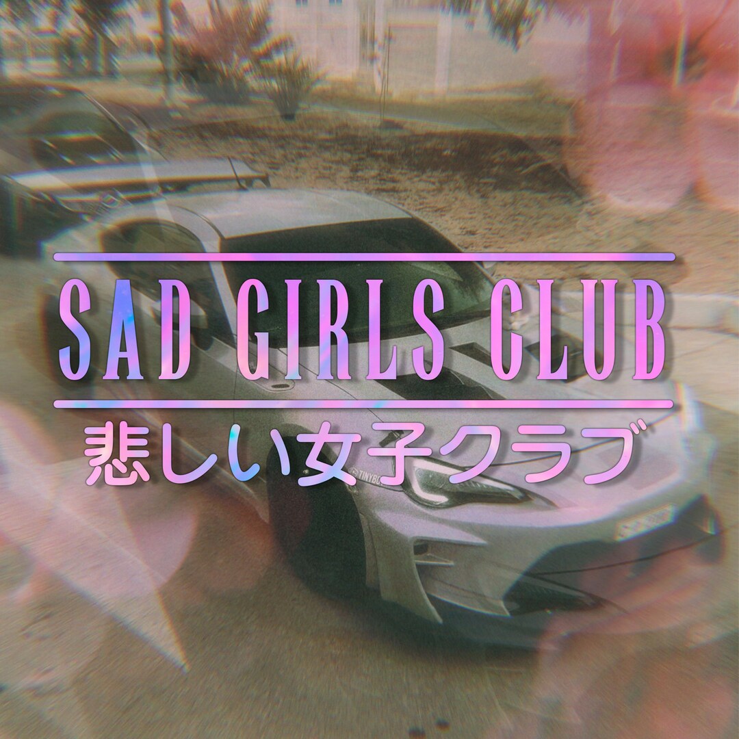 Sad Girls Club Car Decal, Soft Goth Emo Vinyl Sticker - Etsy