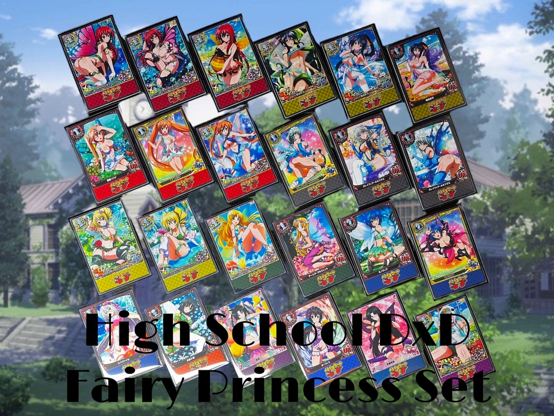 High School Dxd Cards | Fairy Princess Series Anime Waifu Card Sets ...