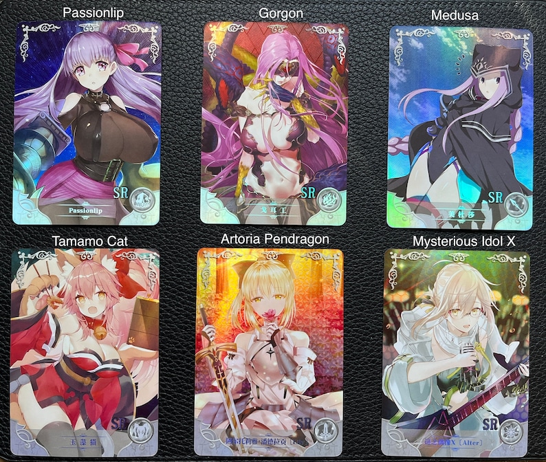 Waifu Cards | Goddess Story | 5M04 SSR & SR Cards | Collectible Waifu Trading Cards | - Etsy