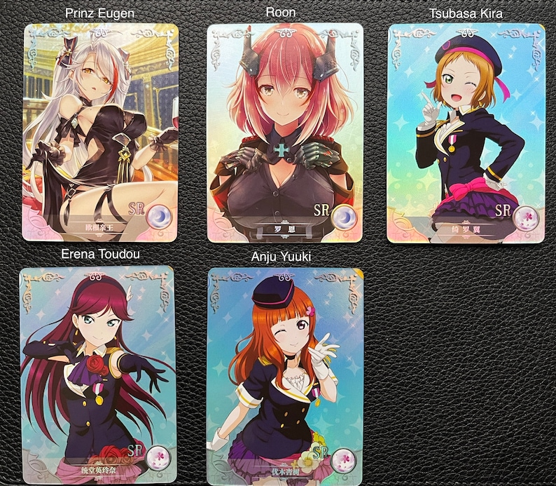 Waifu Cards | Goddess Story | 2 Yuan SSR & SR Cards | Collectible Waifu ...