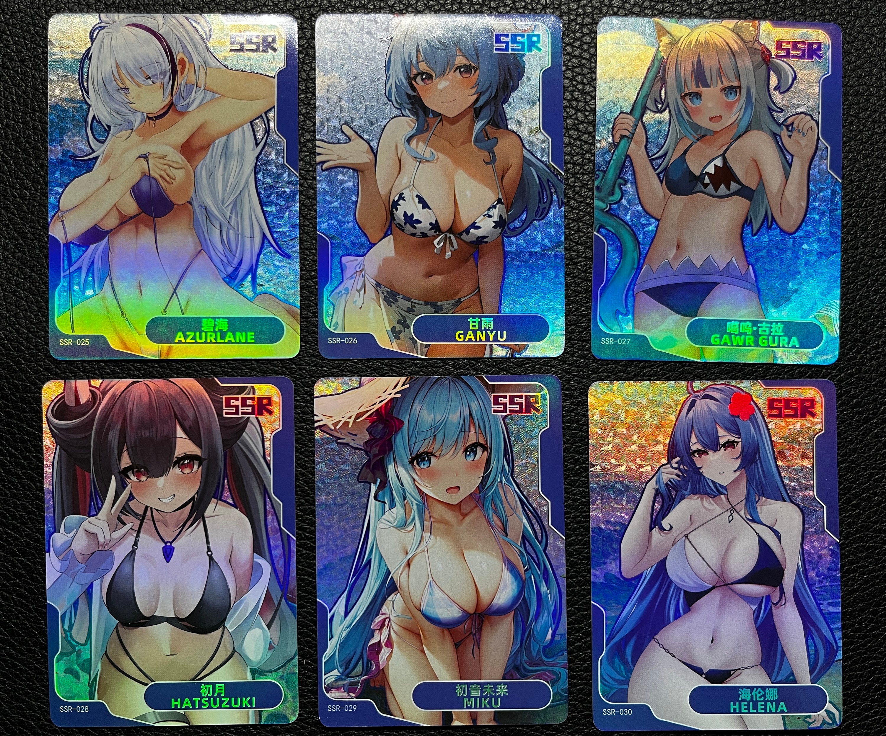 Waifu Cards Goddess Story Senpai Goddess Haven IV SSR Cards Full Set Collectible Waifu Trading ...