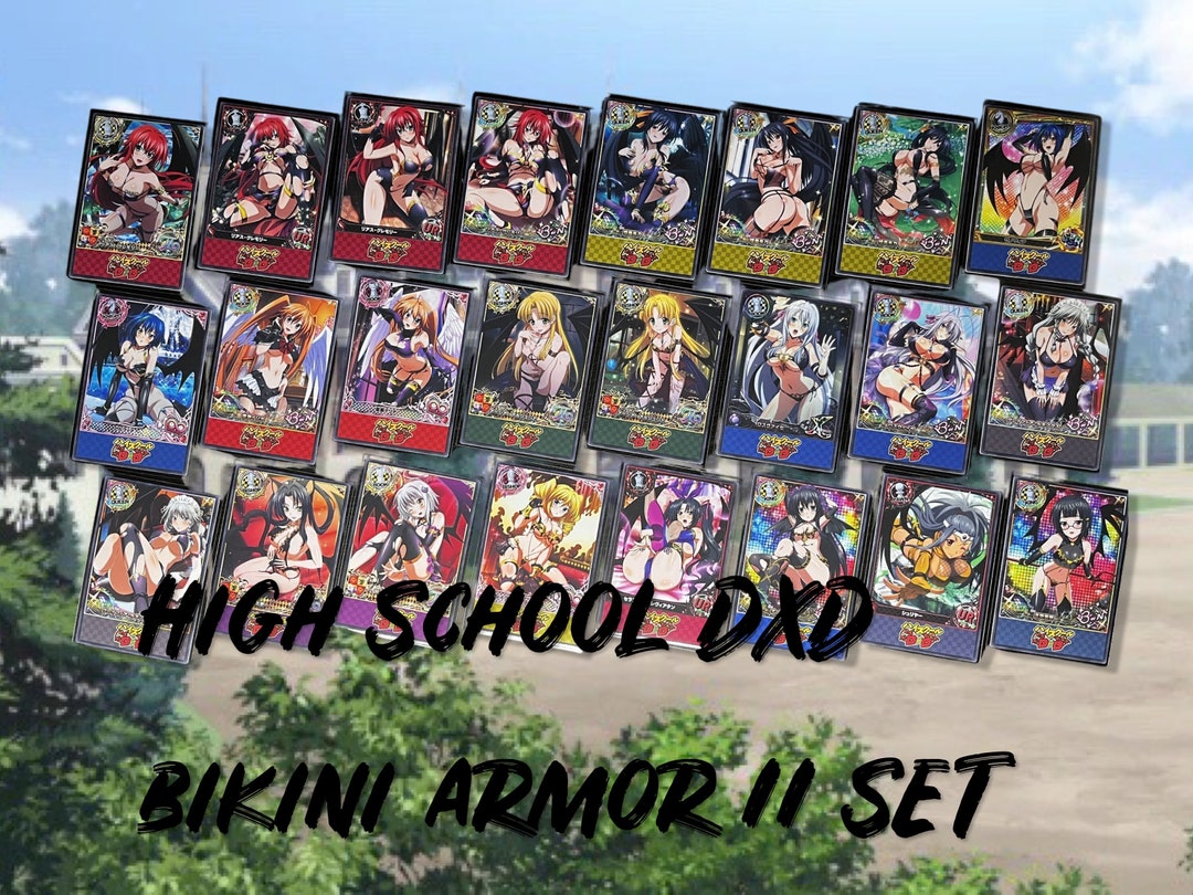 High School Dxd Cards bikini Armor Ii Anime Waifu Trading Cards - Etsy