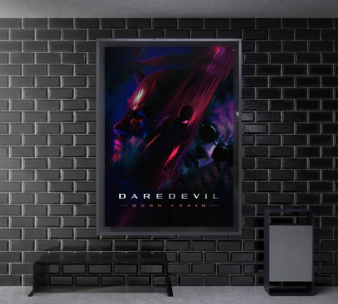 Daredevil Tv Shows Movie Poster, Wall Art, Wall Decor,wall Hanging ...