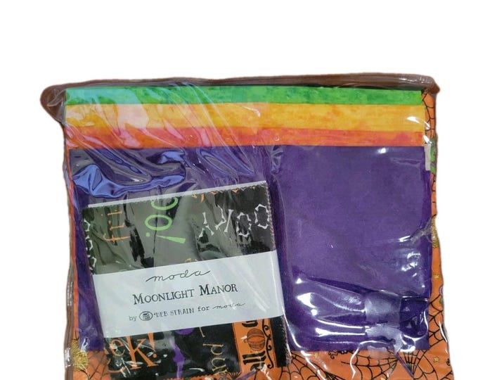 Moda "moonlight Manor" Halloween Quilt Kit by Deb Strain HTF - Etsy