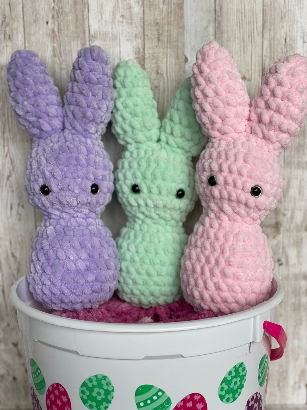 Easter Bunny, Plushie, Stuffed Animal, Handmade, Crochet, Decoration ...