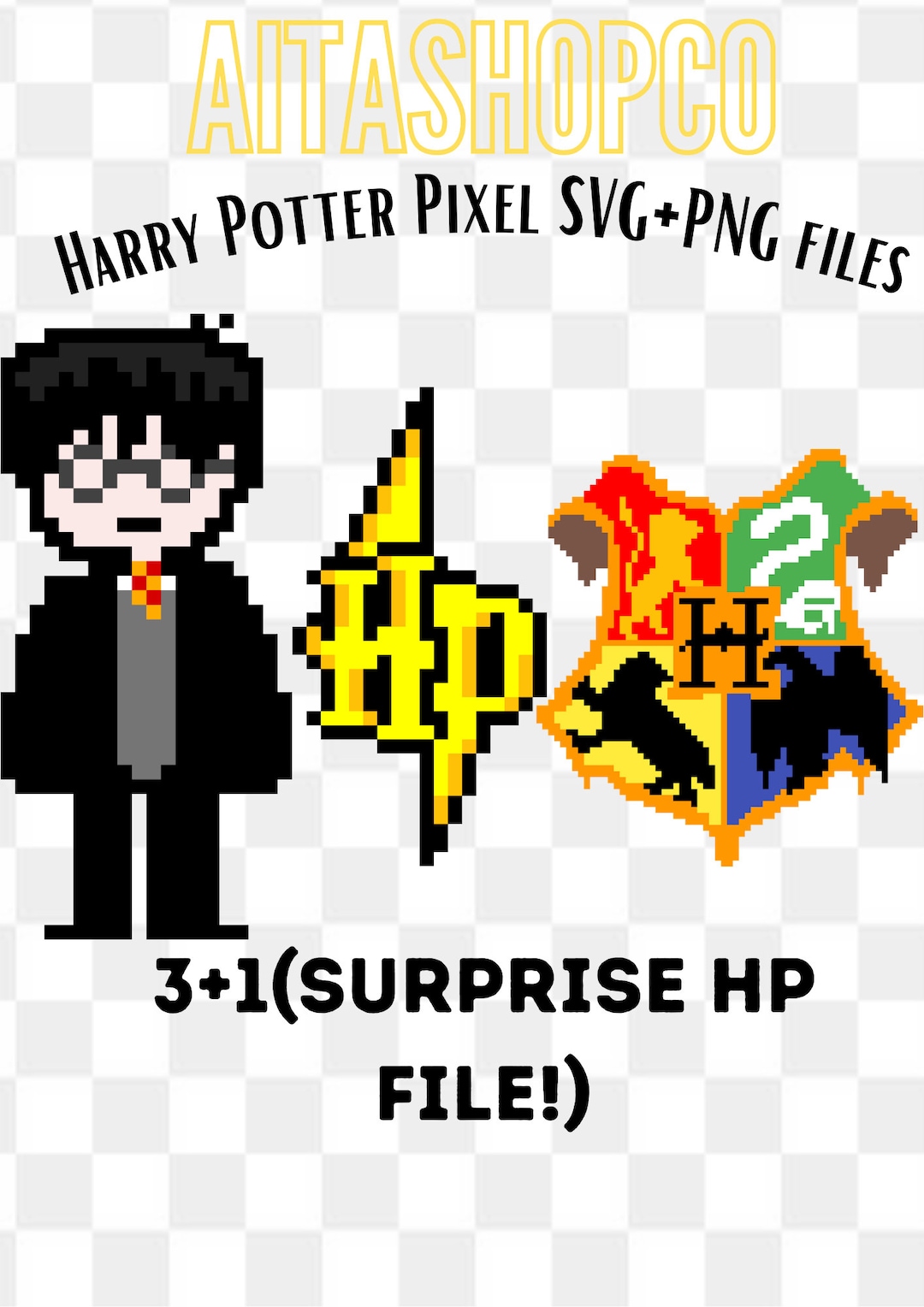 HP Hogwarts Pixel Art PNG Potterhead SVG Svg Png Files Svg - Etsy Hong Kong