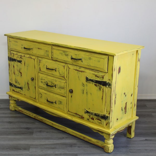 Rustic Console - Etsy