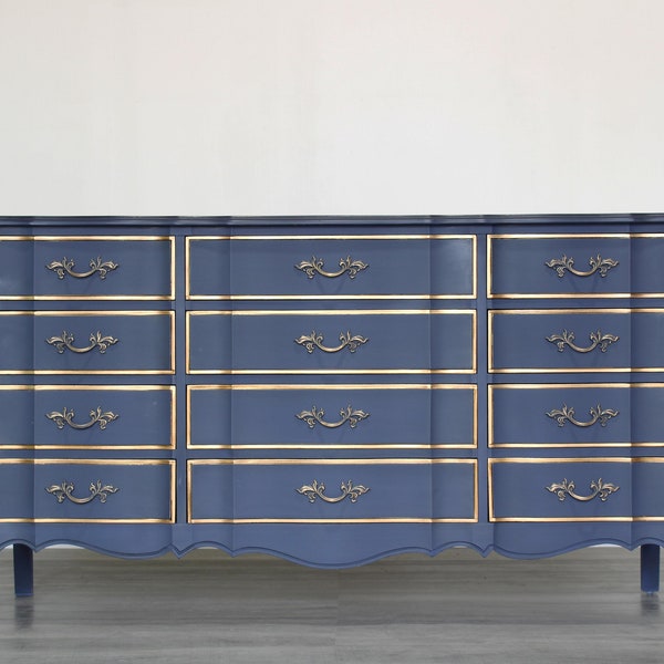 Blue Dresser - Etsy
