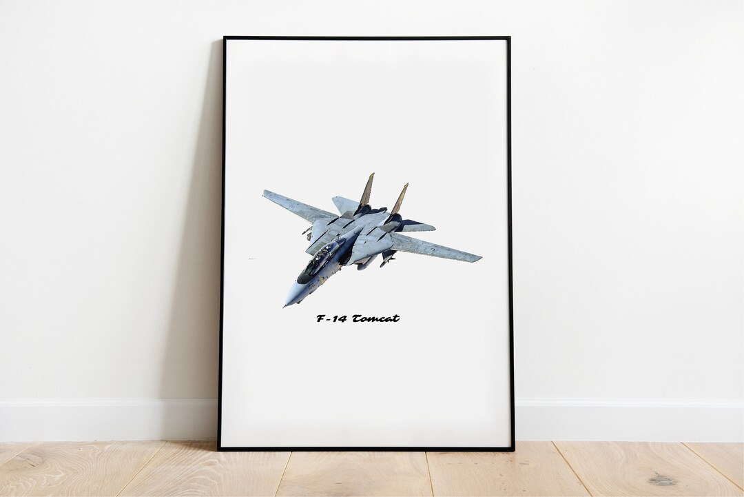 F-14 Tomcat, Fighter Jet Printable, Wall Art Plane, Aircraft Poster ...