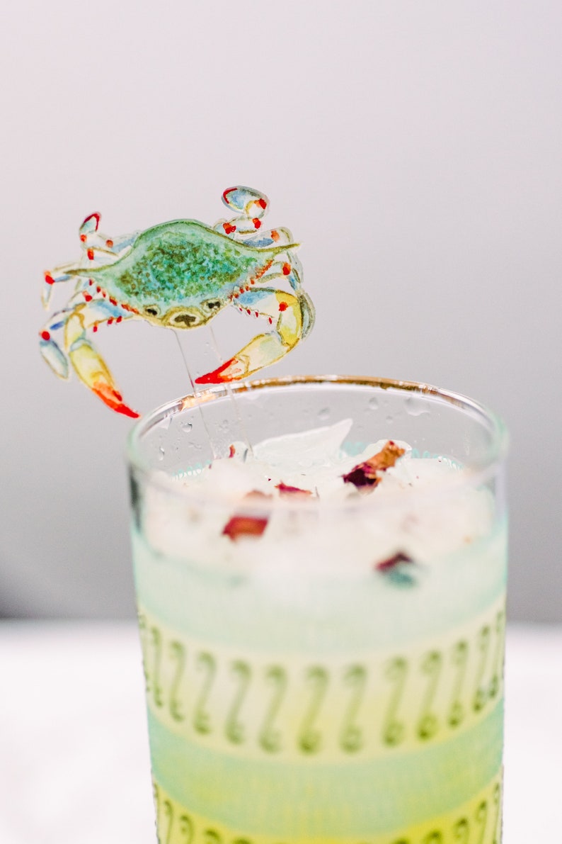 Maryland Drink Stir Stick Set | Reusable Acrylic Stir Sticks | Cocktail ...